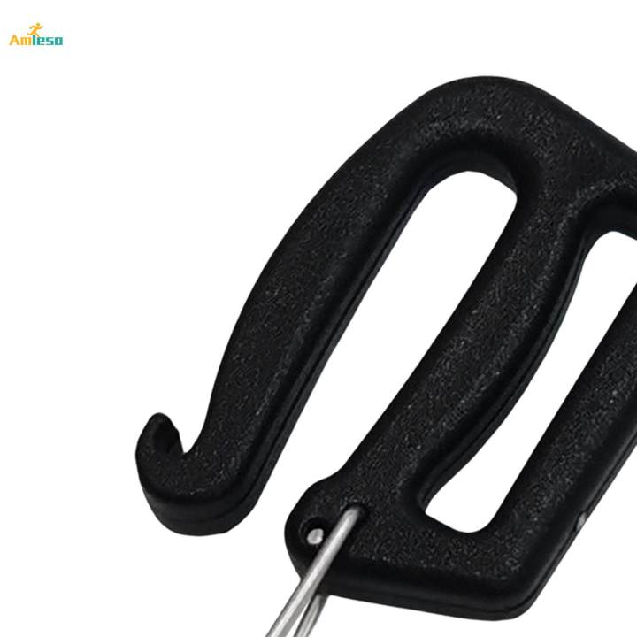 2x G Hook Webbing Buckles, Belt Clips Quick Release DIY 25mm Hardware ...