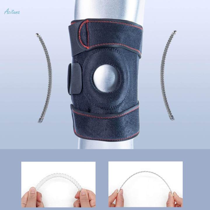Compression Knee Adjustable with Side Stabilizers Kneecap Protection ...