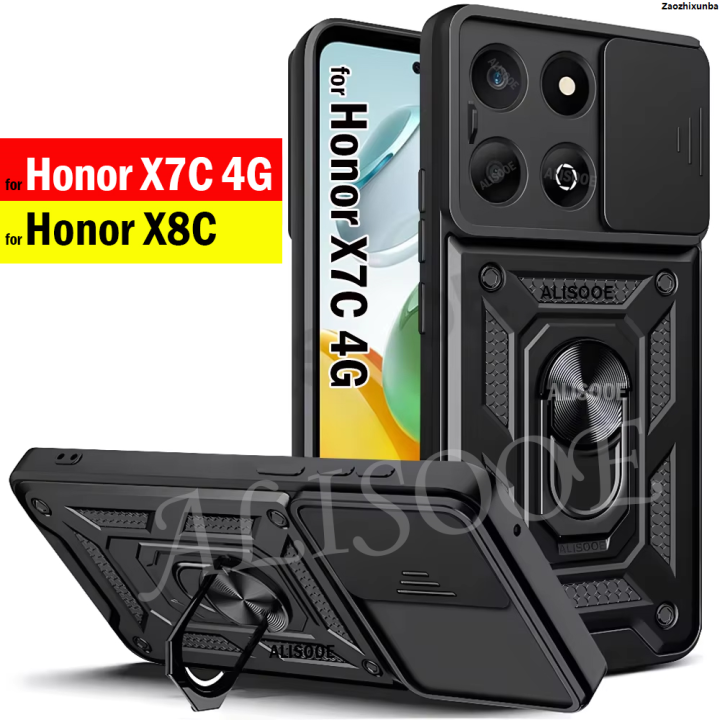 ZaozhixunbaLuxury Funda for Honor X8C X7C 4G Case Slide Camera Lens ...