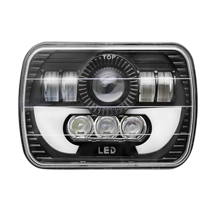 7 Inch Car Front Headlight LED Work Light DRL High Low Beam Flood ...