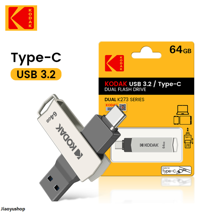 Yuxin shopAffordable Kodak K273 USB 3.1 OTG Flash Drive 64 GB Pendrive ...
