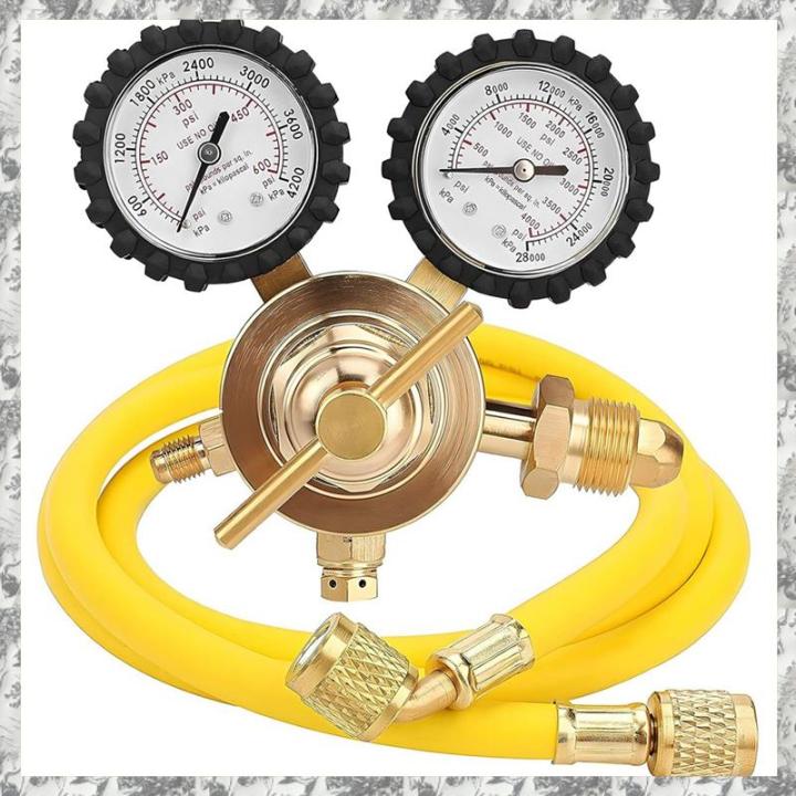 Nitrogen Regulator with 0-600 PSI Delivery Pressure,Hose CGA580 Inlet ...