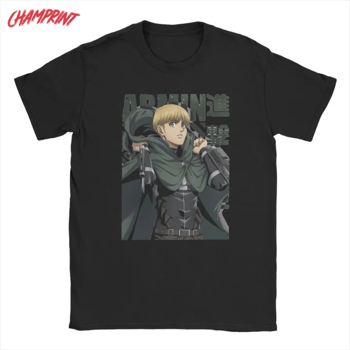 Men's Shingeki No Kyojin Armin Arlert Attack On Titan T Shirt Pure ...