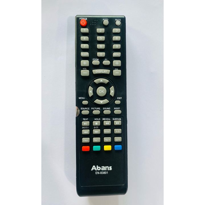 Abans LED TV Television Remote Controller EN 83801 | Daraz.lk