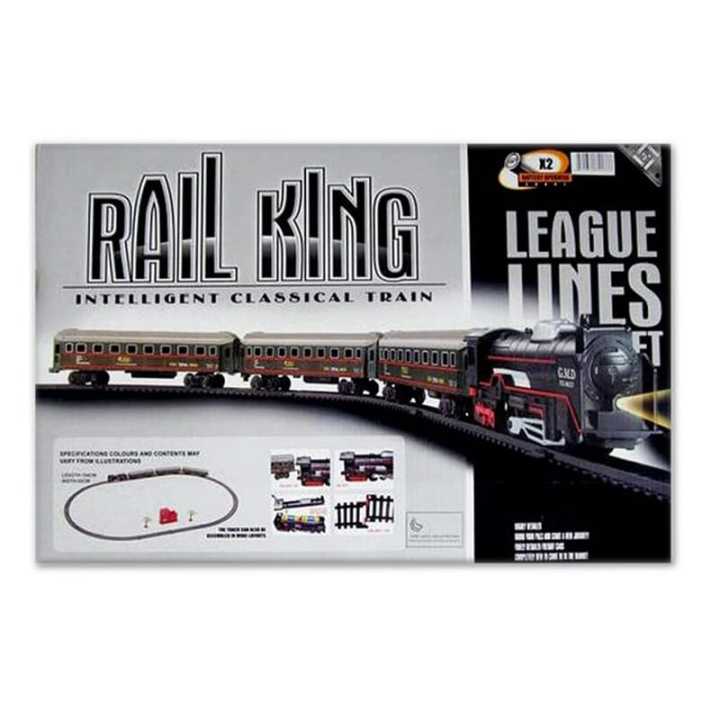 Rail King Intelligent Classical Train set 19 Piecs | Daraz.lk