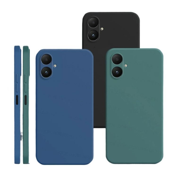 Luxury Unique Liquid Silicone Back Cover For Samsung Galaxy A06 | Daraz.lk