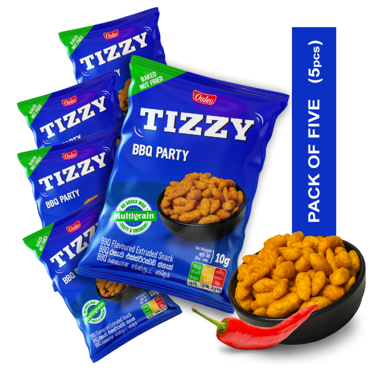 Tizzy BBQ Party 10g - Pack of 5 | Daraz.lk