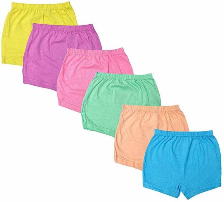 Baby Pantie / Kids Pantie 12 Pcs Set Regular Fit Innerwear Plain Cotton ...