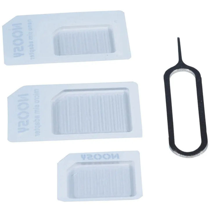 Nano SIM Card to Micro Standard SIM Adapter Converter Tool Set | Daraz.lk