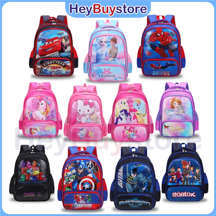 [NEW] 38cm Preschool Bag Kids Cartoon School Bag Beg Sekolah Beg Tadika ...