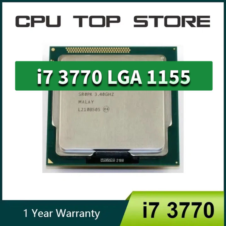 Used Core i7 3770 3.4GHz SR0PK Quad-Core LGA 1155 CPU Processor CAN ...