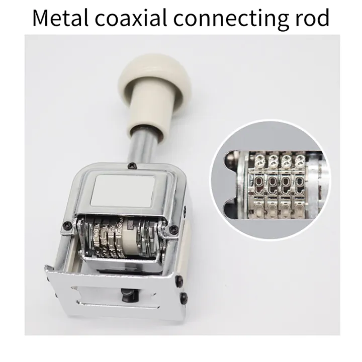 1Set Automatic Coder 4Digit Number Machine Production Date Manual Coder ...