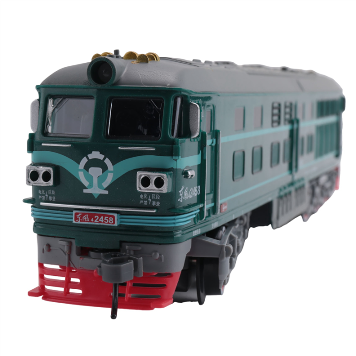 Kids Simulation 1:87 Alloy Internal-Combustion Locomotive Model Toy ...