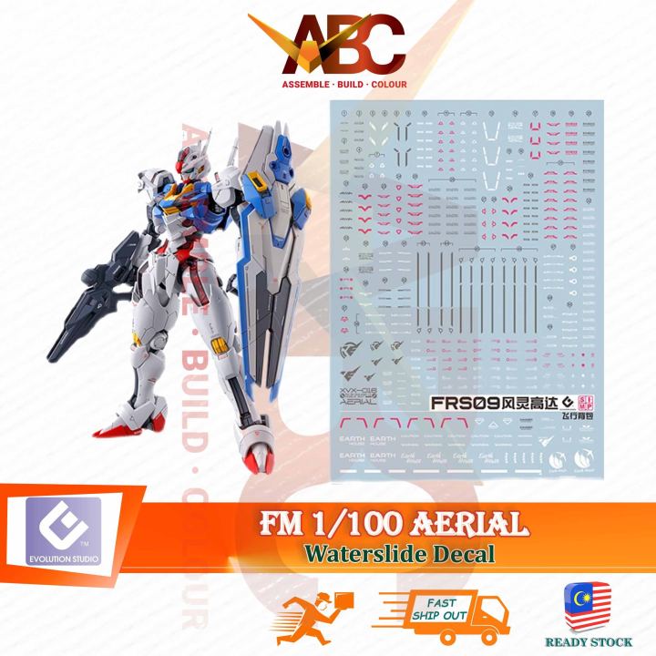 (Evo) Waterslide Decal - FM 1/100 Aerial (Fluo) XVX-016 Full Mechanics ...