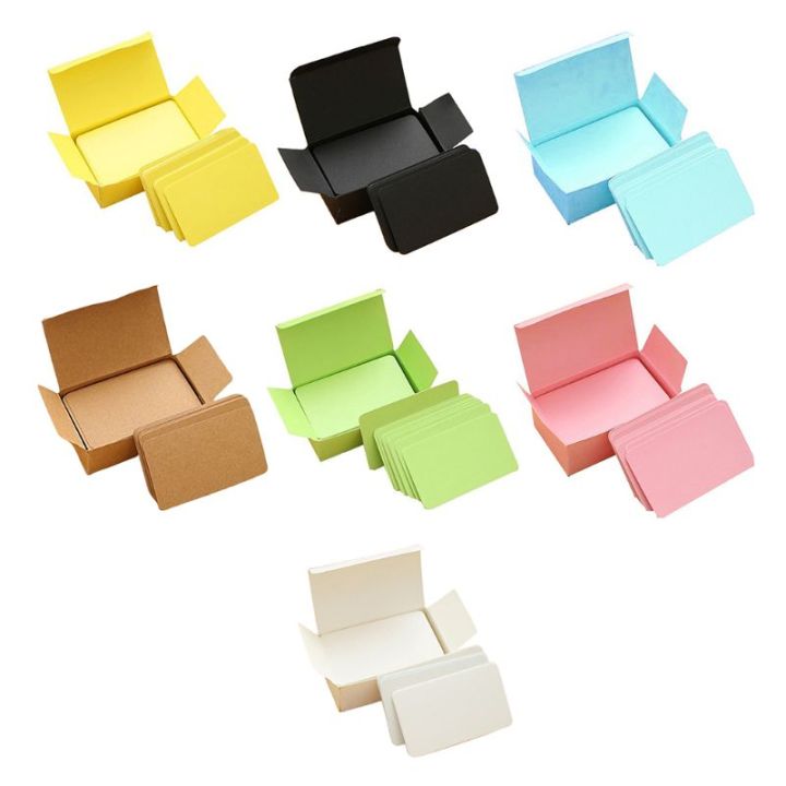 【PeakGear】100 PCS Small Mini Business Blank Name Note Cardboard DIY ...