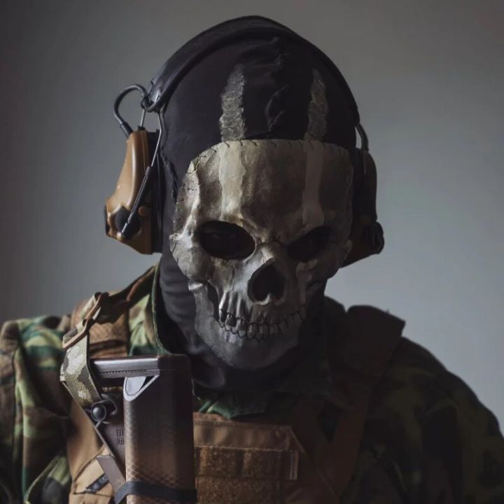 Horror Call of Duty Ghost Tactical Skull Mask Halloween Perform Party ...