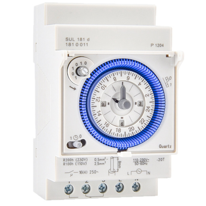 SUL181d Mechanical Time Switch 24-Hour Industrial Time Control Switch ...