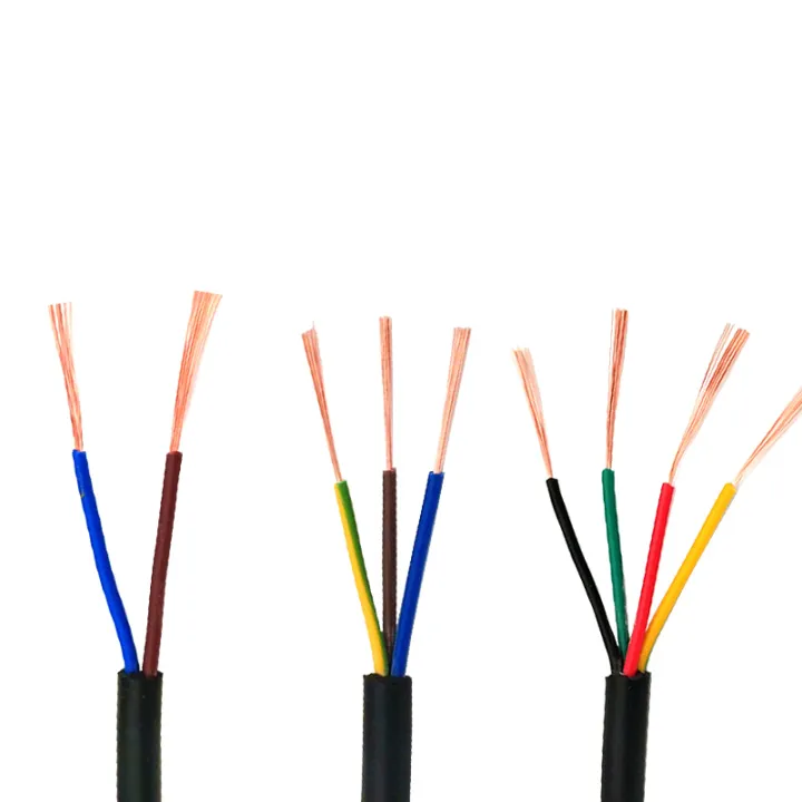 2meter Rvv Cable 24/22/20awg 2/3/4/5/6/7/8cores Control Line Copper ...