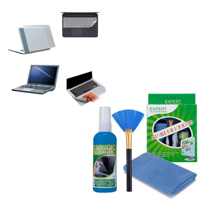 4 In1 Laptop Skin 15.6Inch & laptop Keybord cleaner | Daraz.lk