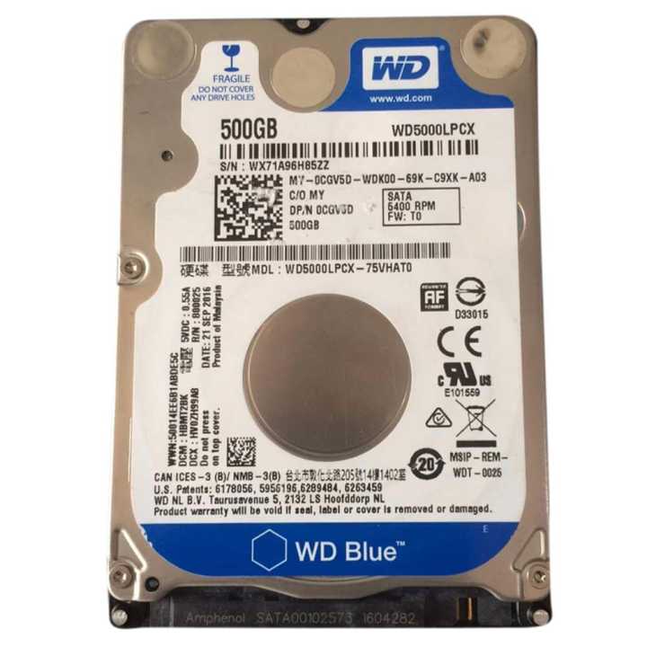 Laptop Hard Disk 500GB | Daraz.lk