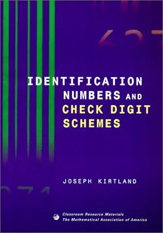 Identification Numbers and Check Digit Schemes (Classroom Resource ...