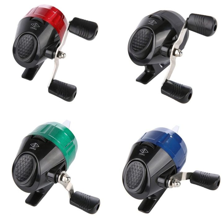 Portable 3.0:1 Ratio Spincast Fishing Reel Multicolor with Rocker Arm ...