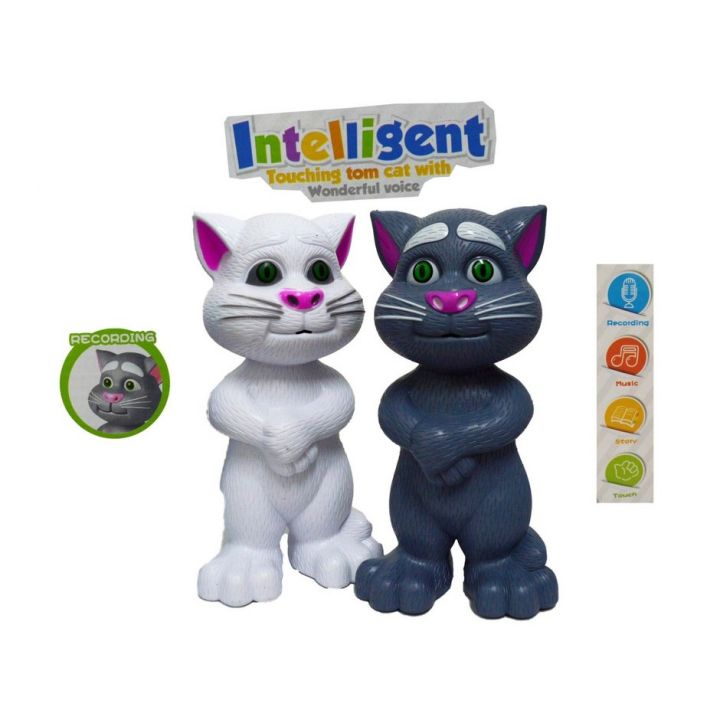 4 In 1 Intelligent Talking Tom Cat For Kids | Daraz.lk