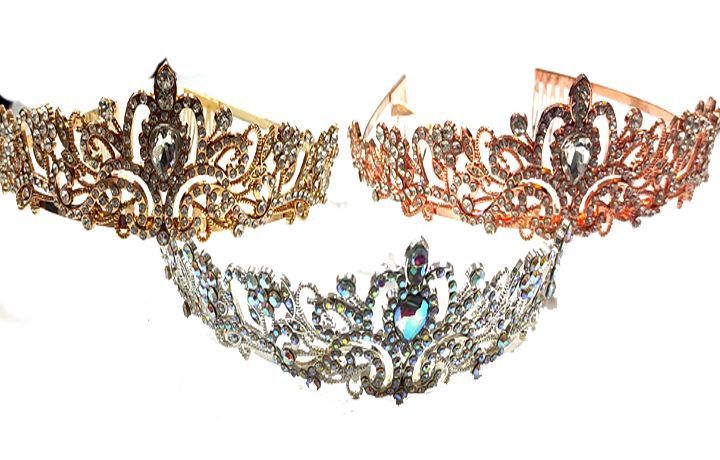 Bride TO Be Party Birthday Metal Terra Crown Gold Silver Rose Gold ...