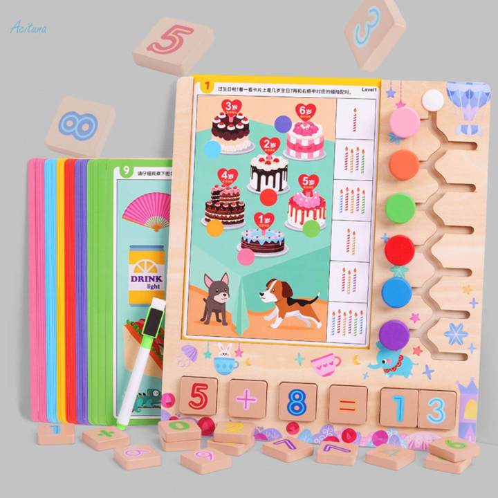 Math Counting Toy Toys Slide Puzzle for Boys Girls Kids | Daraz.lk