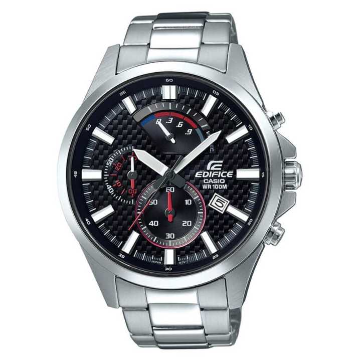 Casio Edifice Black Metal Analog Watch For Men | Daraz.lk