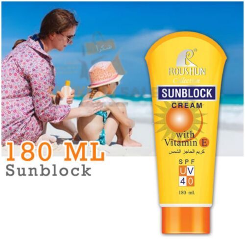 Roushun Sunblock Moisturizing Cream SPF 40 With Vitamin E 180 ML Rsmc ...