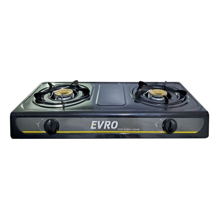 Evro Double Burner Gas Cooker EV-GCD89 (Non-Stick) | Daraz.lk