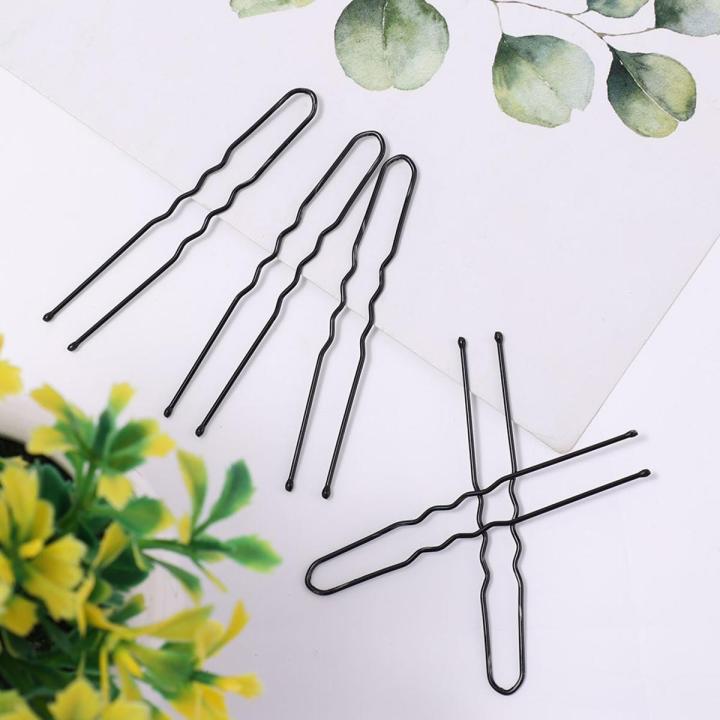1/30/50/100pcs Black Hair Pins Set of Hairpins Premium U Shaped for ...