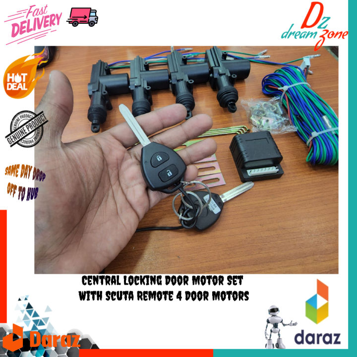 Suzuki Alto Remote Keys With Central Lock Door Motor Set | Daraz.lk