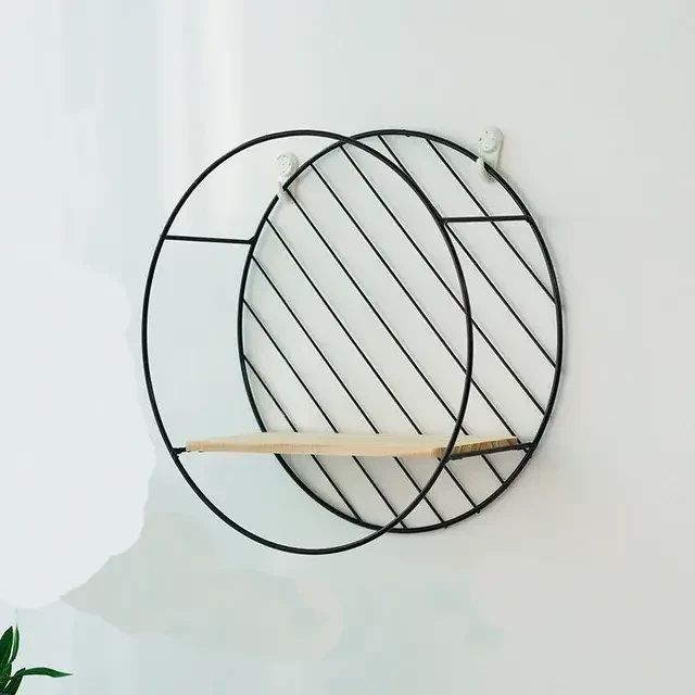 BLACK ROUND SHAPE WALL SHELF | Daraz.lk