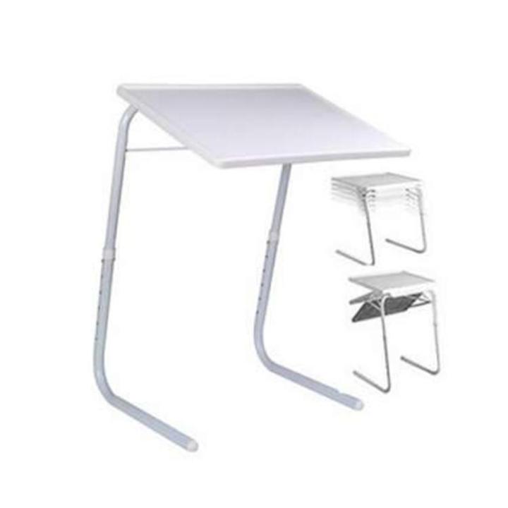 TABLE MATE II 2 Adjustable Folding Portable Multi Purpose Utility Laptop Tray - White | Daraz.lk