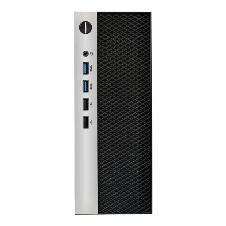 Mini ITX HTPC Case with 4XUSB Support 1U PSU Compatible with MINI-ITX ...