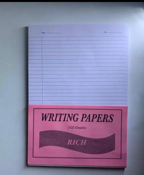 Writing Papers (Single rule) 100 Sheets | Daraz.lk