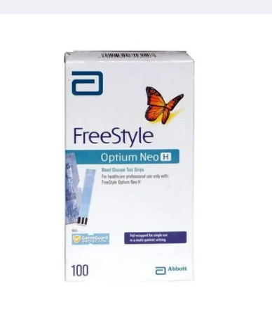 FreeStyle Optimum H Blood Glucose Test Strips, 100- Strips | Daraz.lk