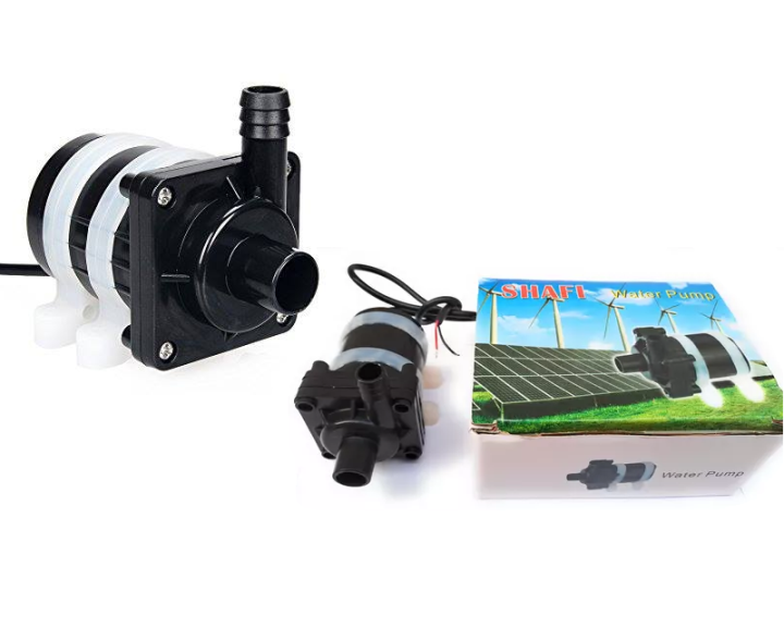 12V DC Water Pump Circulating Pump Submersible Land Pump Silent High Lift New Brushless Solar ...