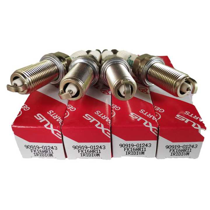 Spark Plug For Toyota Car (4 piece) 90919-01243 FK16HR11 Corolla Axio ...