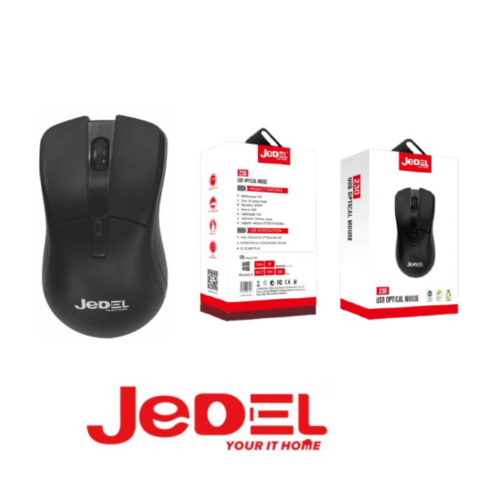 Mouse (Jedel 230 USB Optical Mouse) | Daraz.lk