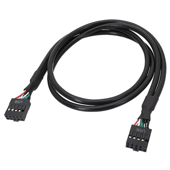 Mainboard USB 9PIN Female to Female Internal Cable USB2.0 Internal ...