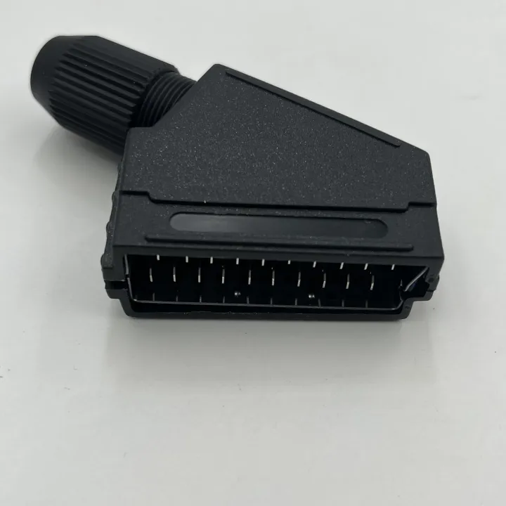 Scart 21pin Eu Plug Male Connector Connect Port Socket Interface ...