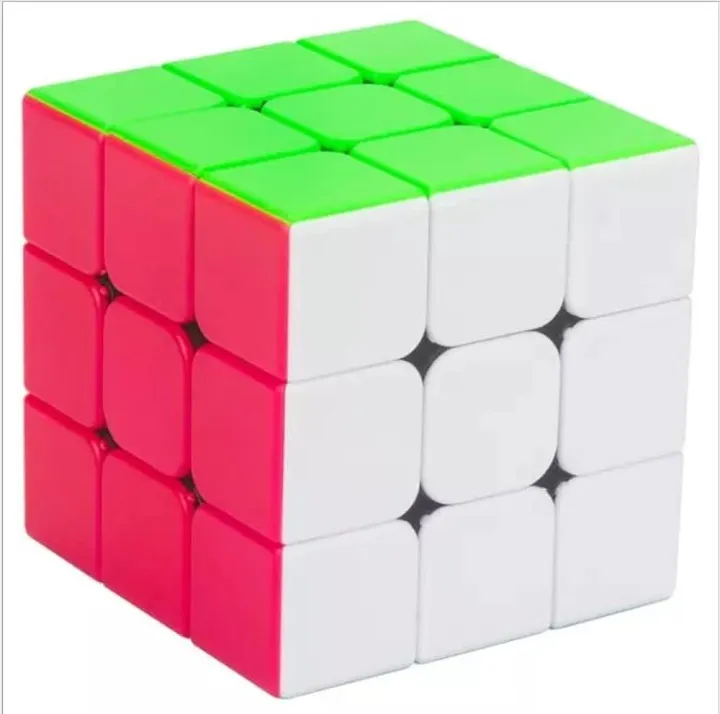 Rubics Cube 3×3 High Speed Stickerless Magic 3x3x3 Brainstorming Puzzle ...