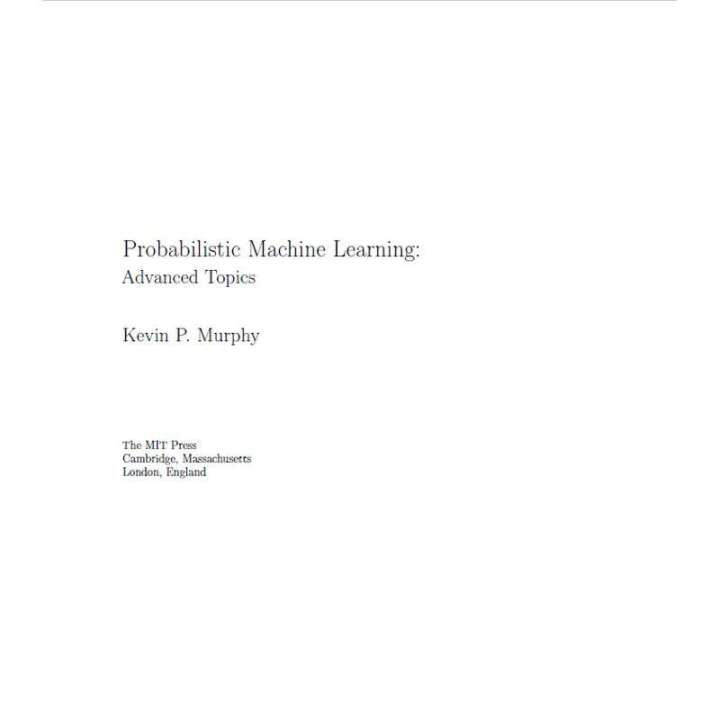 -Probabilistic Machine Learning Advanced Topics - Draft (Kev | Daraz.lk