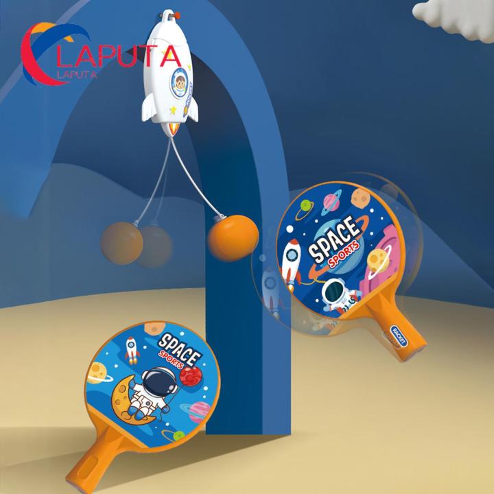 Table Tennis Trainer Healthy Space Rocket Hanging Table Tennis | Daraz.lk