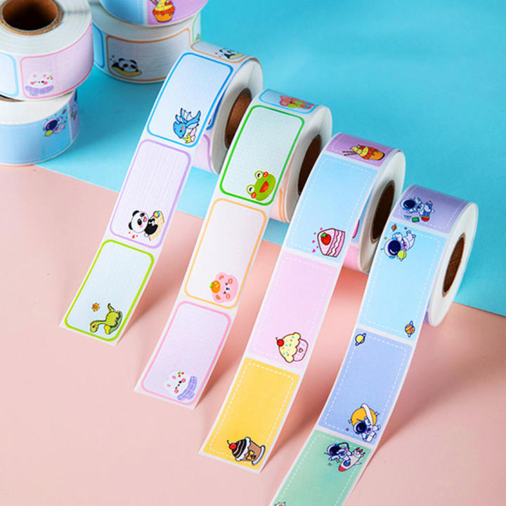 Non Marking Waterproof Sticker Kindergarten Signature Stickers Cartoon ...