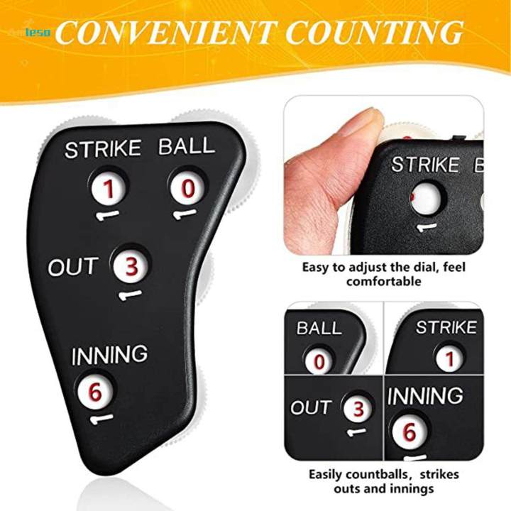 Baseball Umpire Gear Indicator Supplies Outs Softball Scoring Device ...