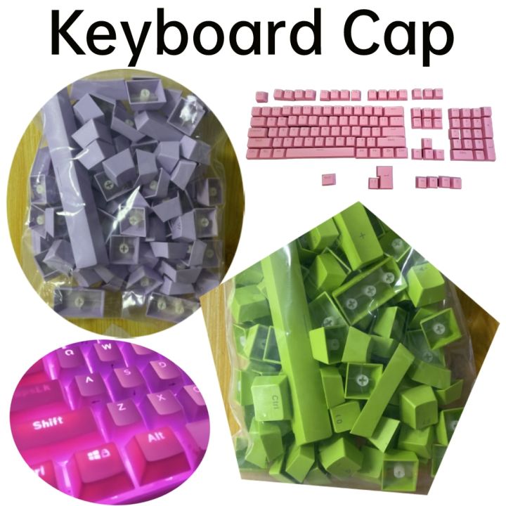 New Ergonomic 104Pcs ABS Universal Mechanical Keyboard Keycaps Blank ...